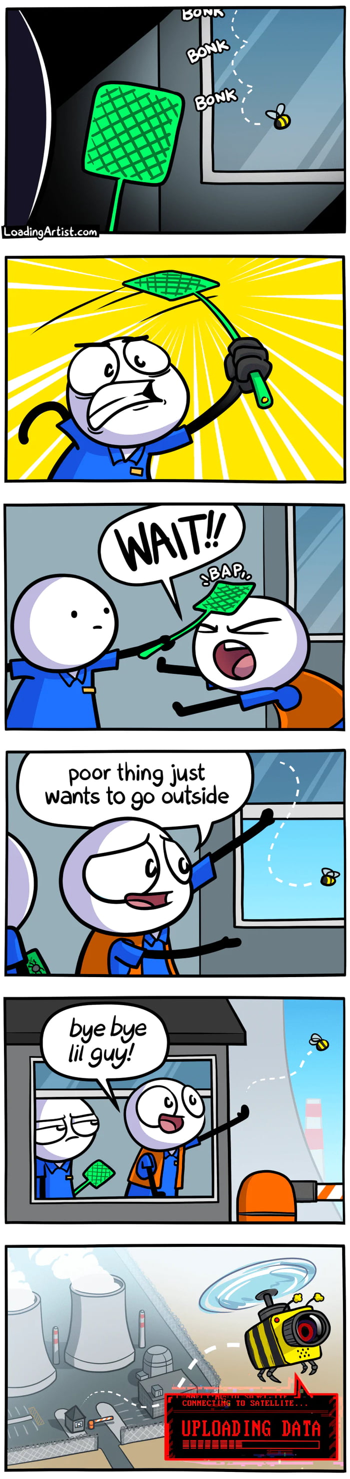 It’s just a bee - 9GAG