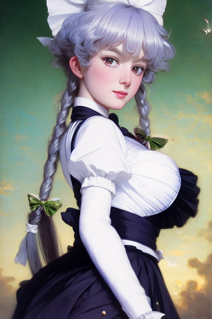AI Generated Izayoi Sakuya - 9GAG