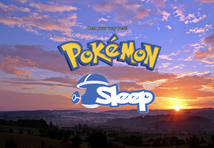 Remade the Pokémon Sleep logo with a more deserving mascot. - 9GAG