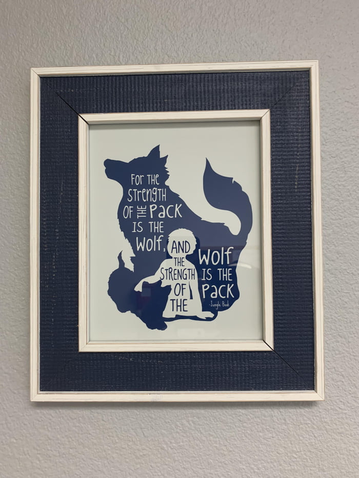 And the wolf strength is the of pack the. - 9GAG