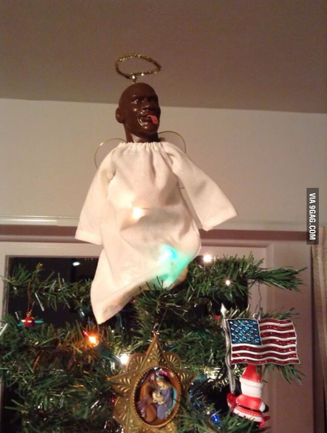 Michael Jordan tree angel. - 9GAG