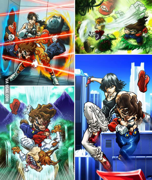 Mario vs. Everyone - 9GAG