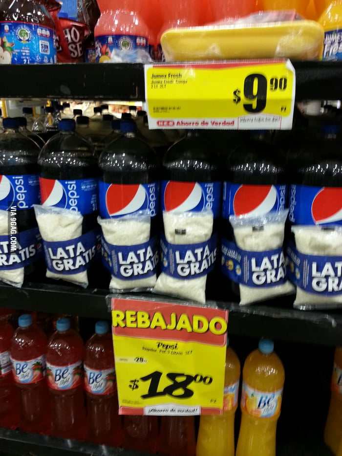 Yesterday at a local HEB; "free pepsi can" not even close - 9GAG