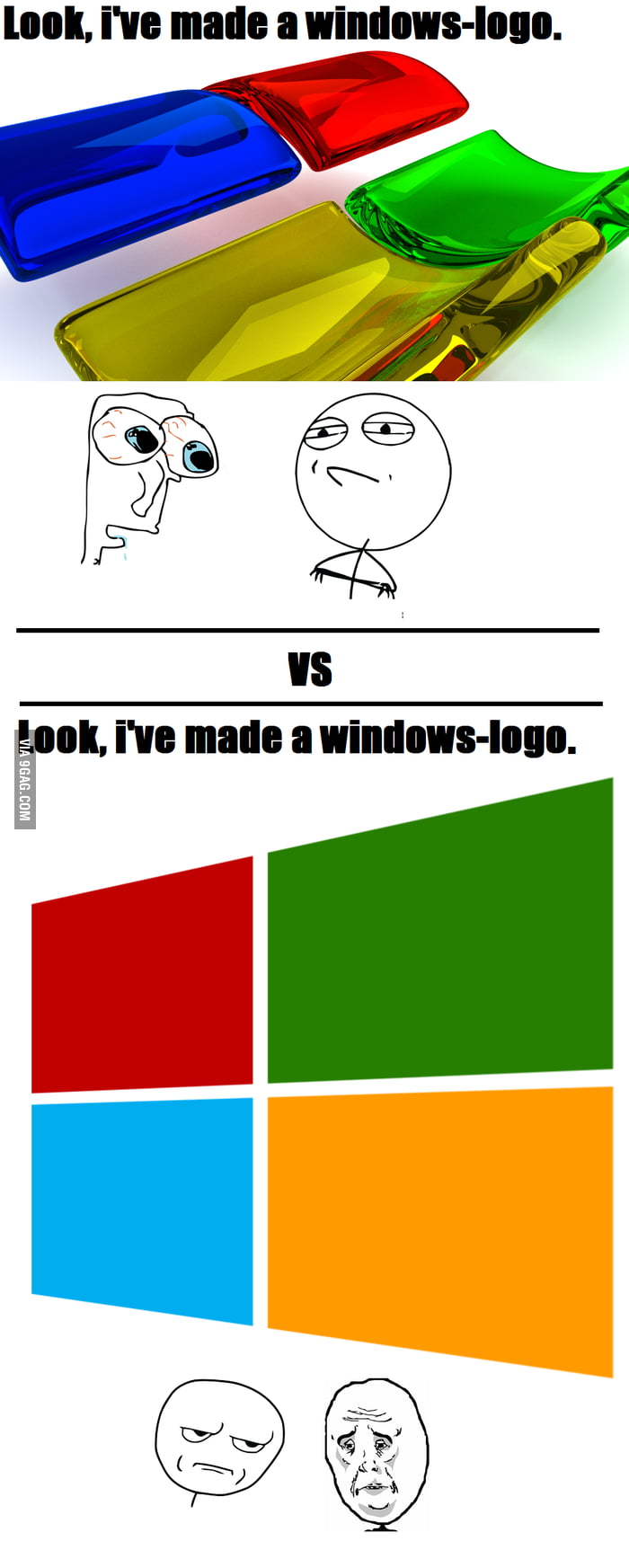 The new windows logo... - 9GAG