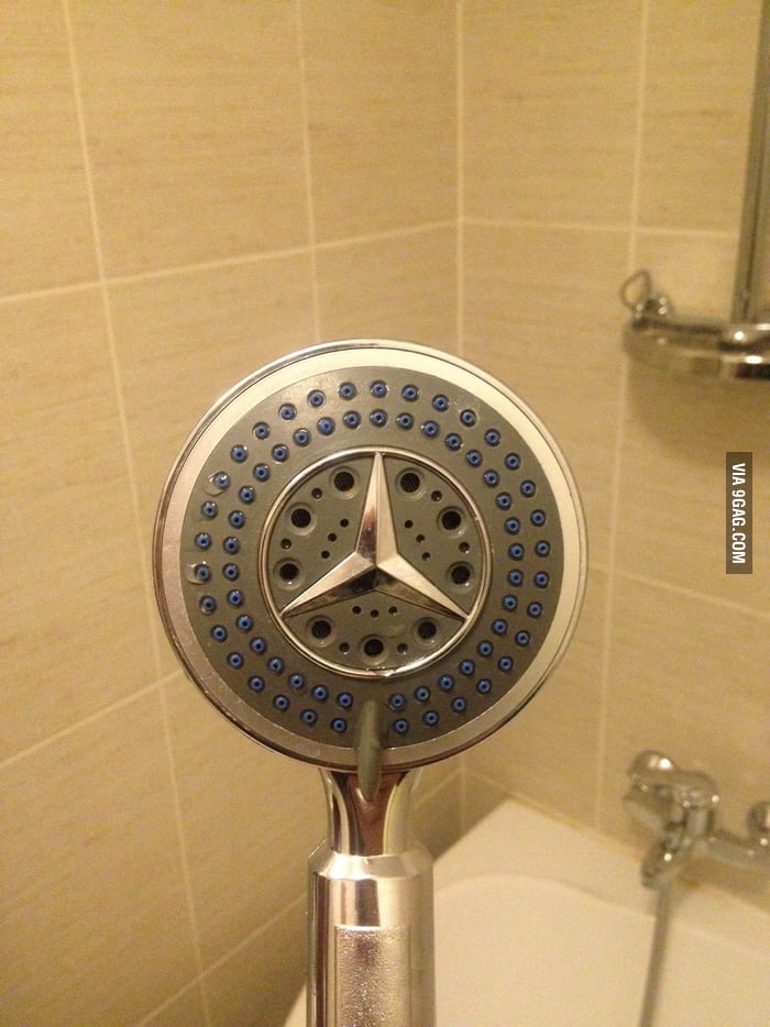 Mercedes shower head - 9GAG