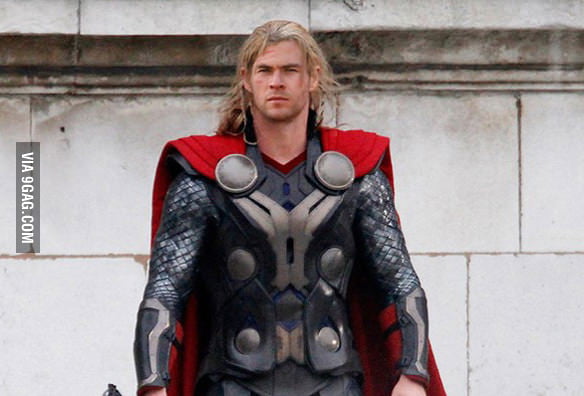 Thor without beard - 9GAG