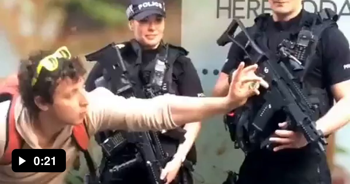 Magician performs magic trick in front of Armed Police...this girl has ...
