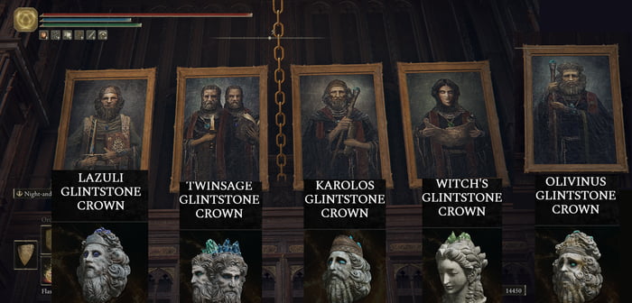 Likely not the first to notice, but there are portraits of the ...
