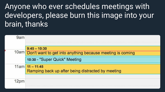 Meetings as a developer - 9GAG