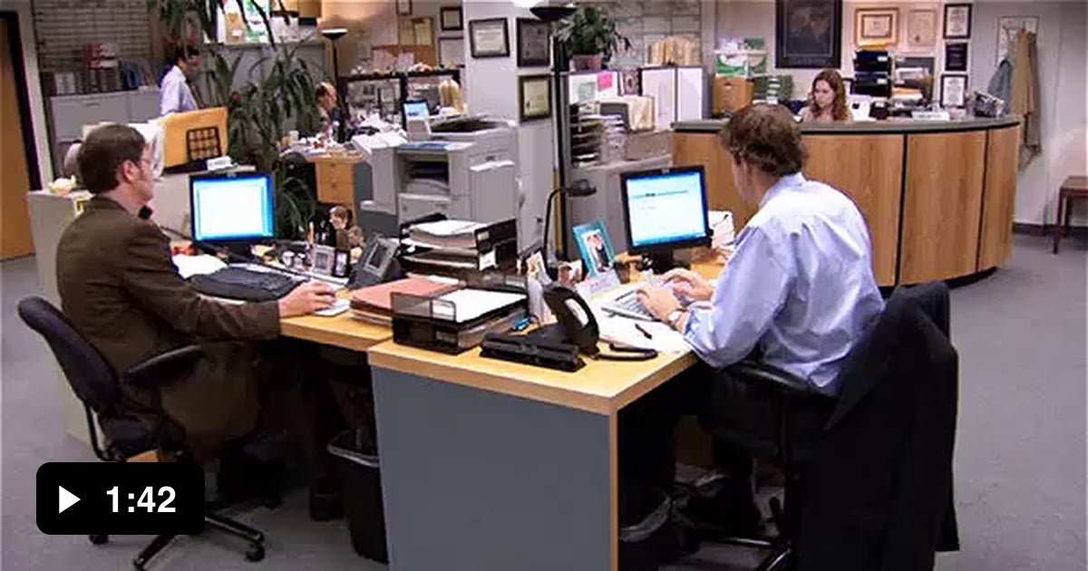 Random clip of the Office. #103 (S04,E01) - 9GAG