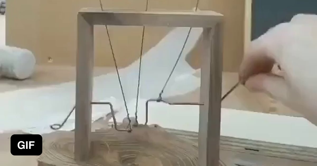 Kinetic sculpture of dolphin of wood. - 9GAG