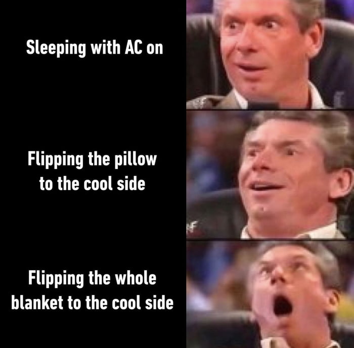 And sticking one leg out of the covers for temp control. - 9GAG