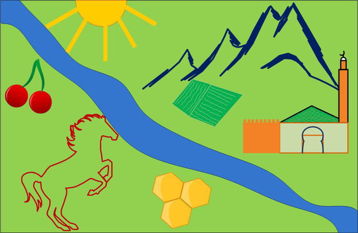 The official flag for the region of Fes-Meknas in Morocco - 9GAG