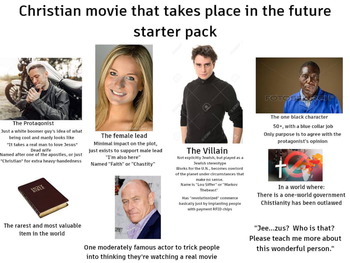 "Christian movie that takes place in the future" starterpack - 9GAG