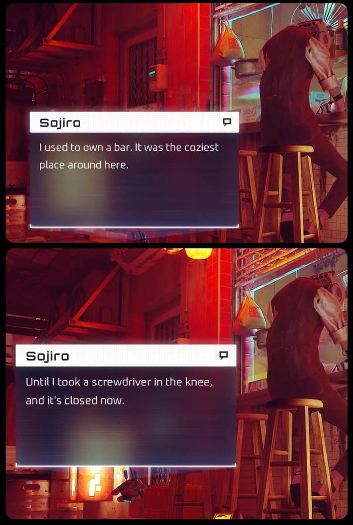 Spotted a Skyrim reference in Stray! - 9GAG