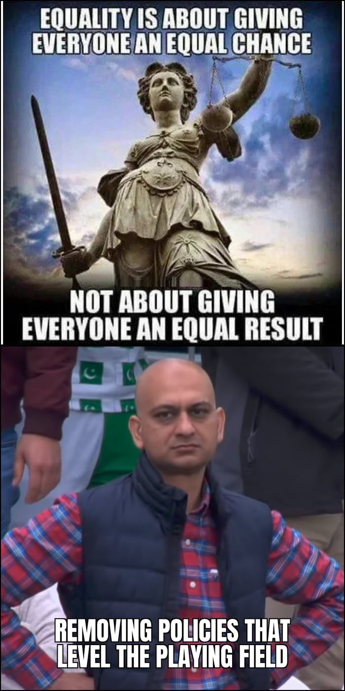 Free for all isnt equality. - 9GAG