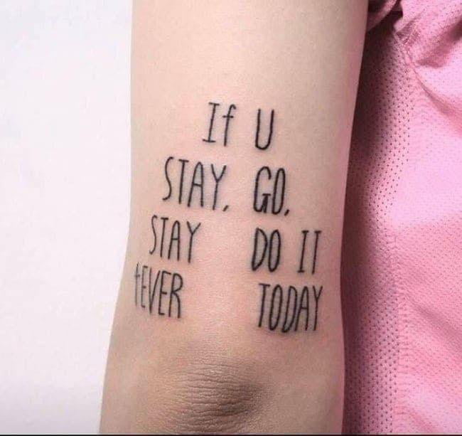 If stay stay forever. U go do it today - 9GAG