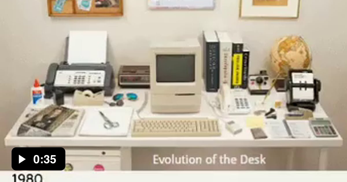 How the desk changed over time - 9GAG