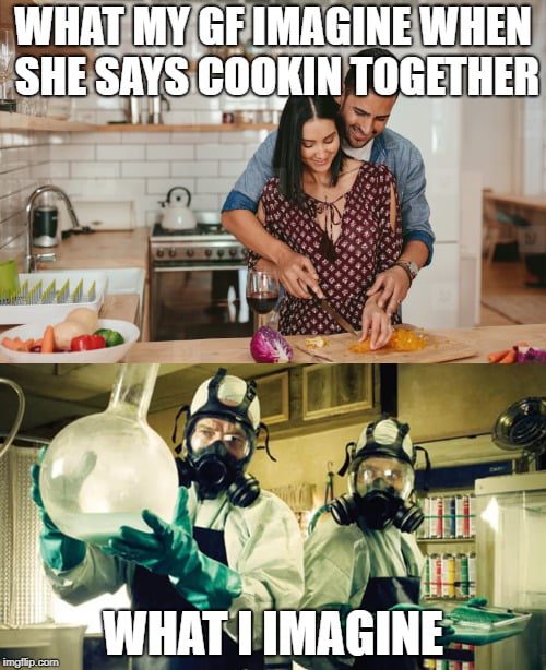 When she suggests cooking - 9GAG