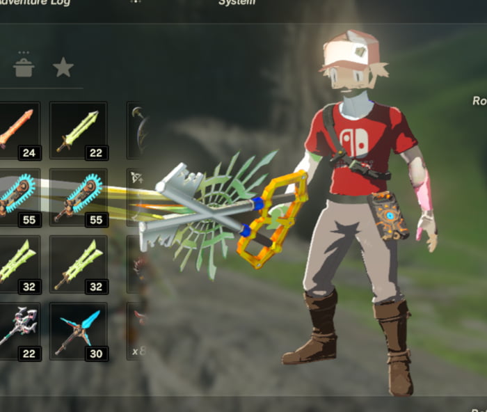 BROKENFACE KEYBLADE ASHLINK FOR SMASH - 9GAG