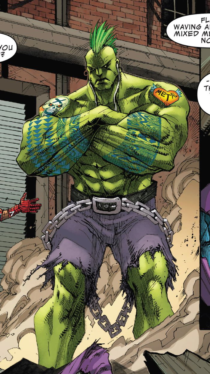 Behold...... The punk hulk - 9GAG