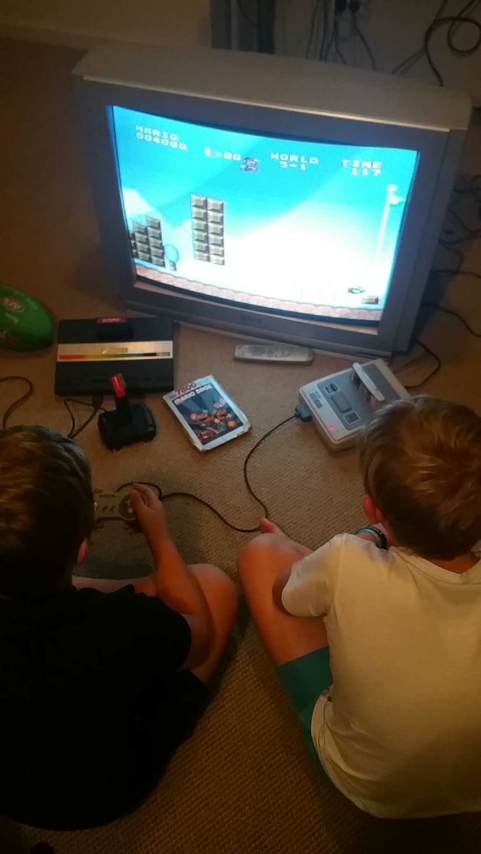 Introducing kids to my era of gaming - 9GAG