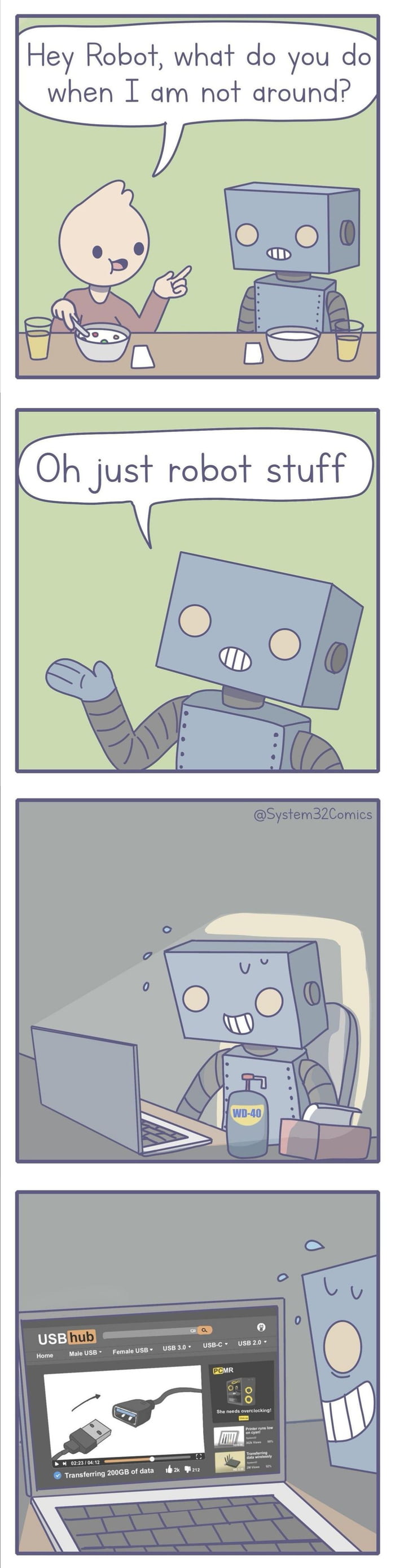 USB takes big load - 9GAG