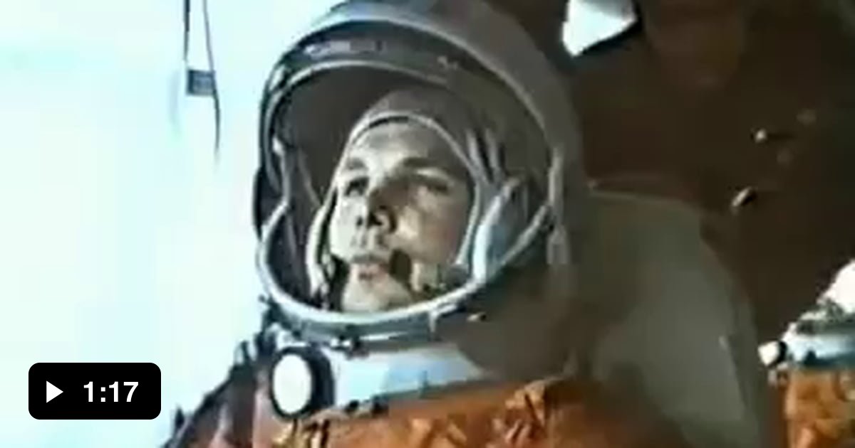 (ONE DAY LATE) Today in space history Yuri Gagarin became the first ...