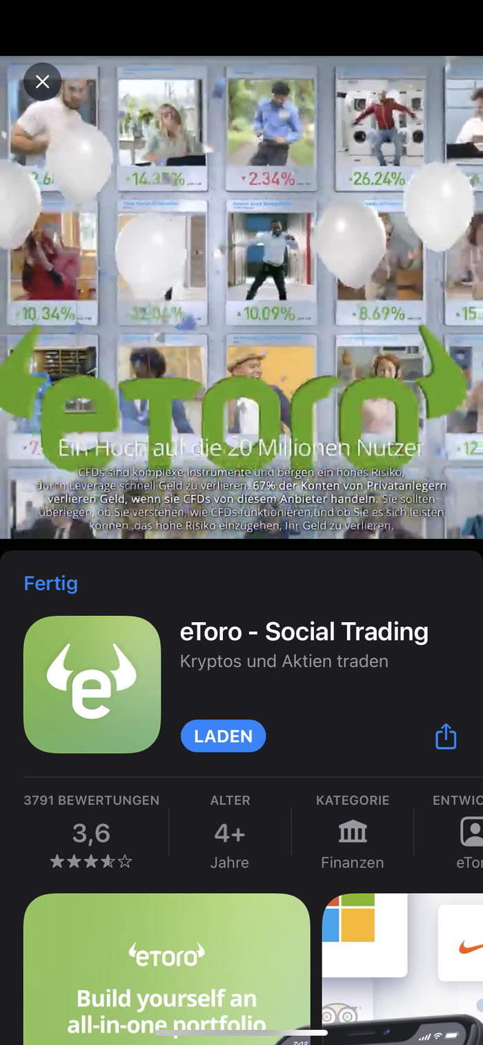 This intrusive #etoro ad…I literally can hear the Marketing discussing ...