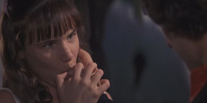 The scene when Robert DeNiro meets Juliette Lewis in the auditorium in ...