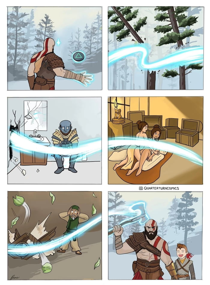 Best part of the game was pushing triangle - 9GAG