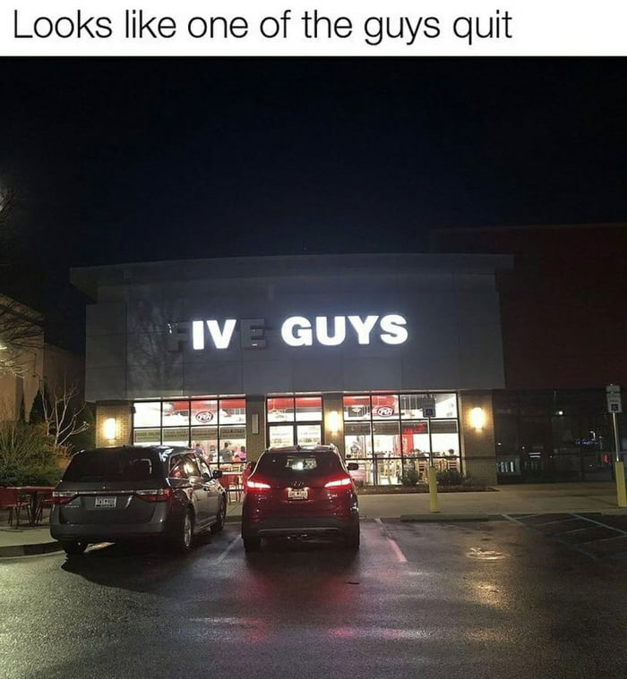 Only 4 guys now - 9GAG