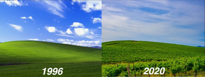 Windows XP Wallpaper today - 9GAG