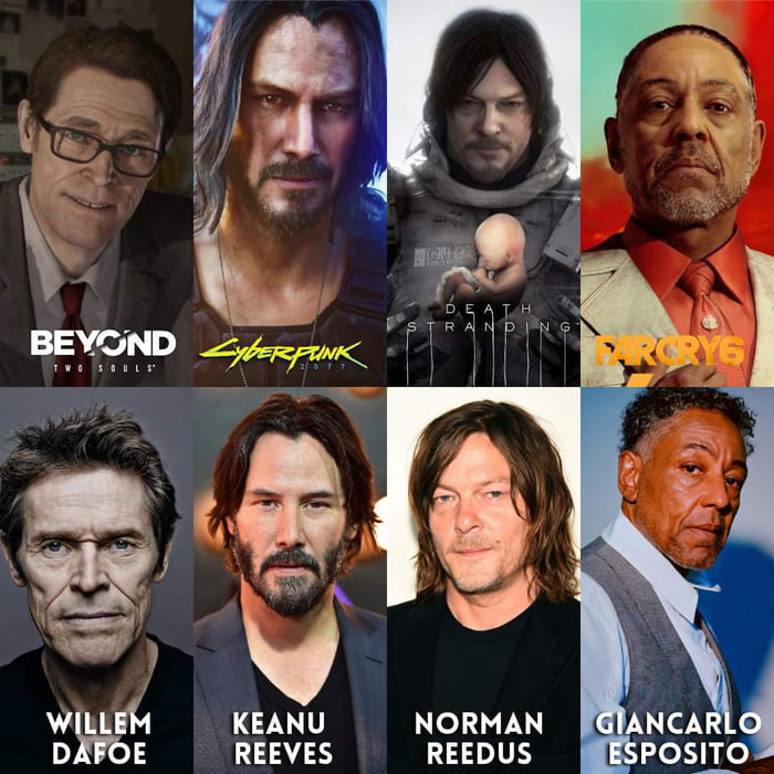 Movie Actors in Video Games - 9GAG