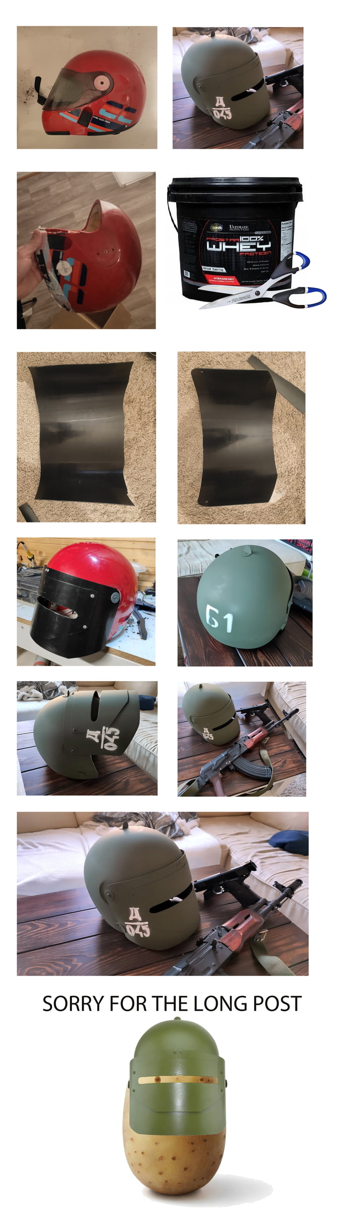 DIY SCH MASKA 1 Helmet Blyat - 9GAG