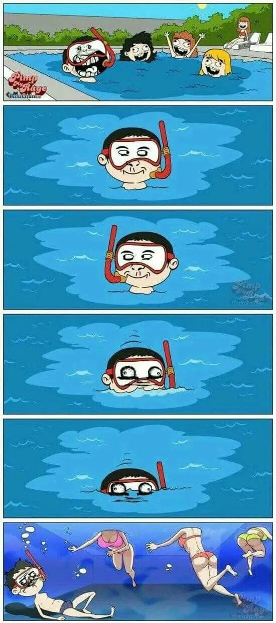 Finally...pool time! - 9GAG