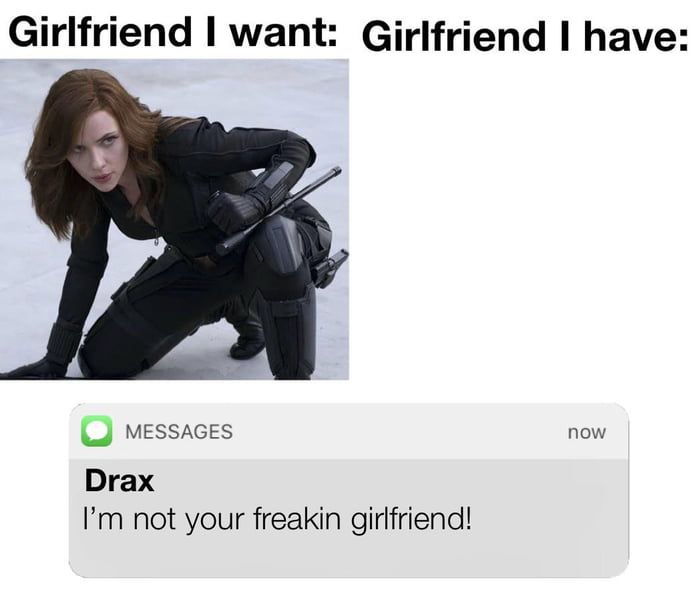 Drax is invisible. - 9GAG