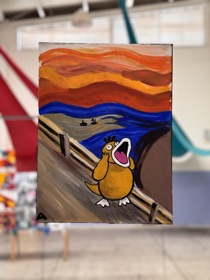 Fine art at my son’s school. - 9GAG