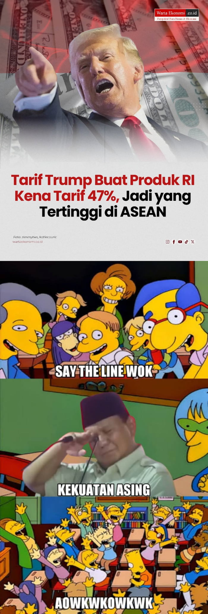 Dikasih tarif sama si bule kita ngemis2 minta turunin eh malah dinaikin, pak wowo sebenarnya ...