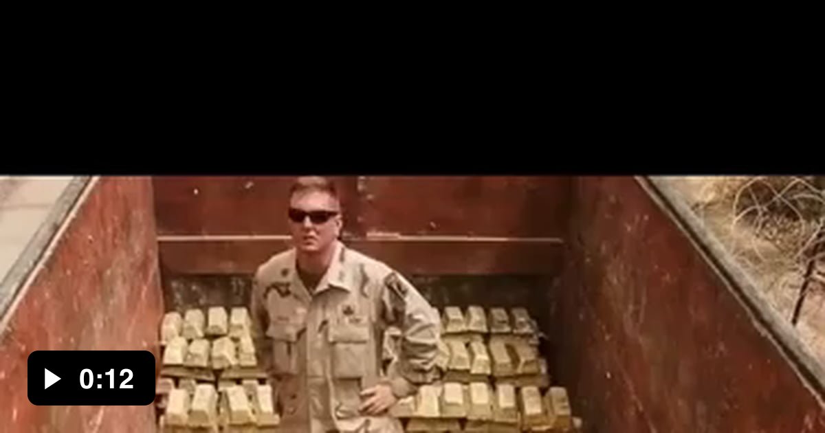 Gold found Iraq - 9GAG