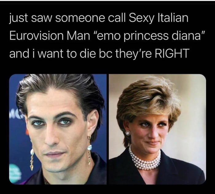 “Emo Princess Diana” - 9GAG