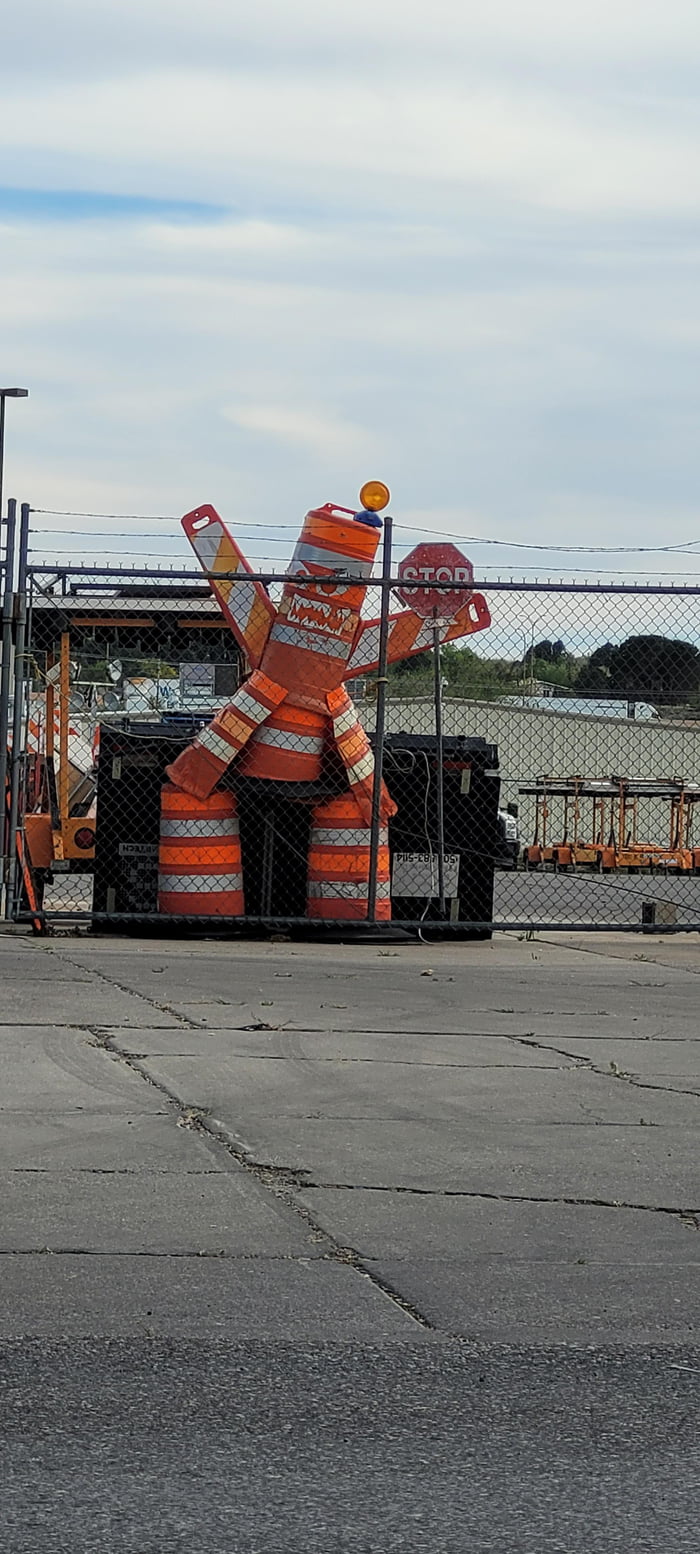 Orange Barrel Monster - 9GAG