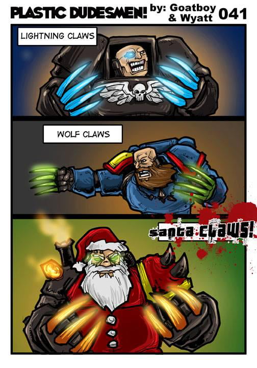 Santa claws - 9GAG