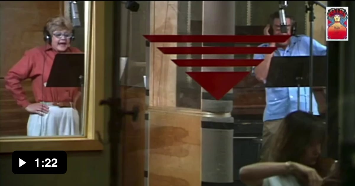 Angela Lansbury (Mrs. Potts) sings her part of 'Be Our Guest' from the ...