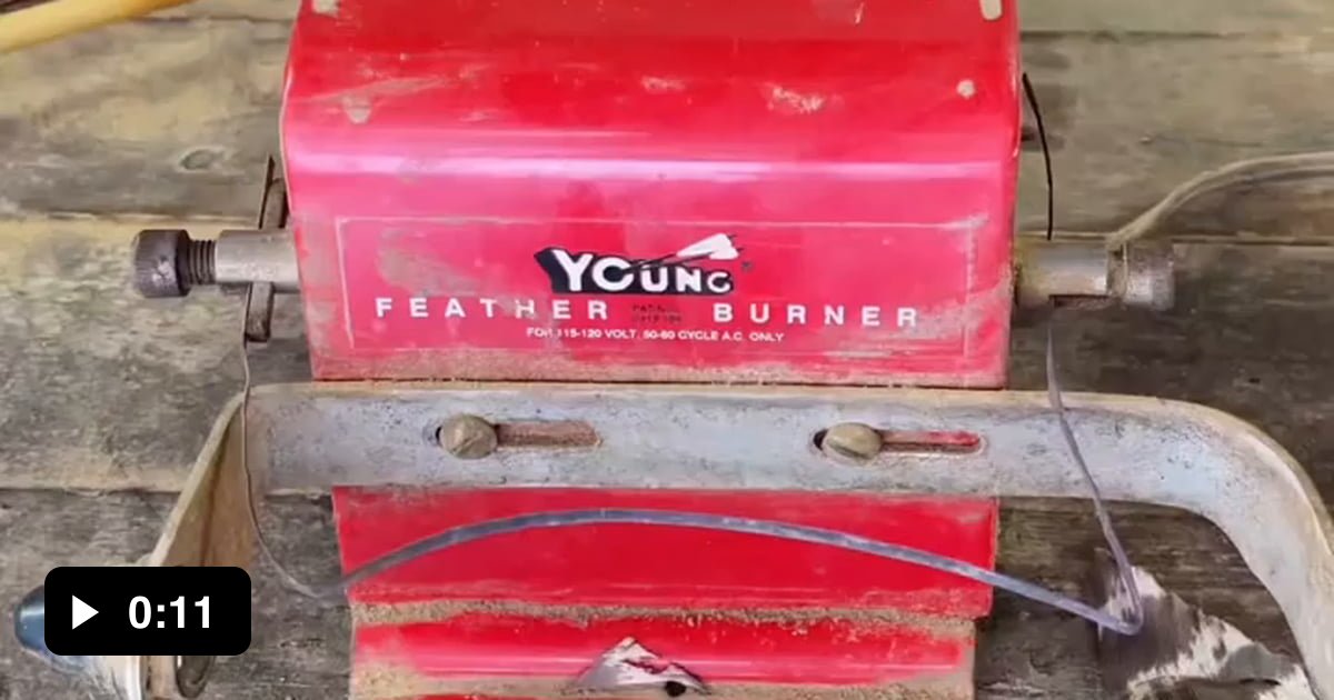 An arrow feather burner making cuts. - 9GAG