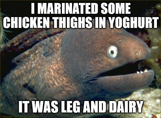 Classic bad joke eel - 9GAG
