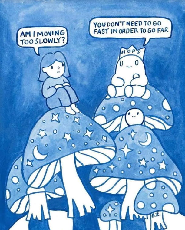 Slow progress is still a progress. Don't worry your doing great. - 9GAG