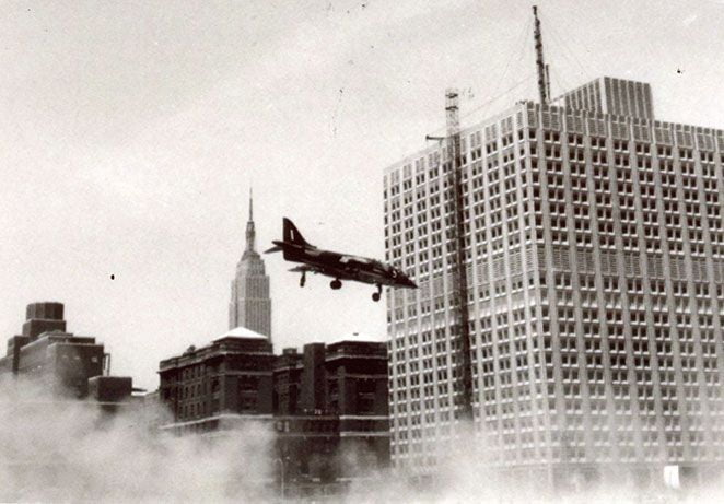RAF Hawker Siddeley Harrier GR.1 winning the 1969 Daily Mail Trans ...