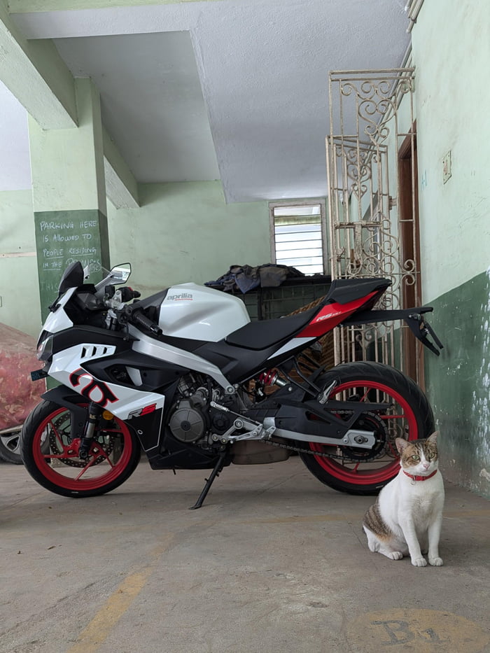 Hired a dedicated security guard for the bike. - 9GAG