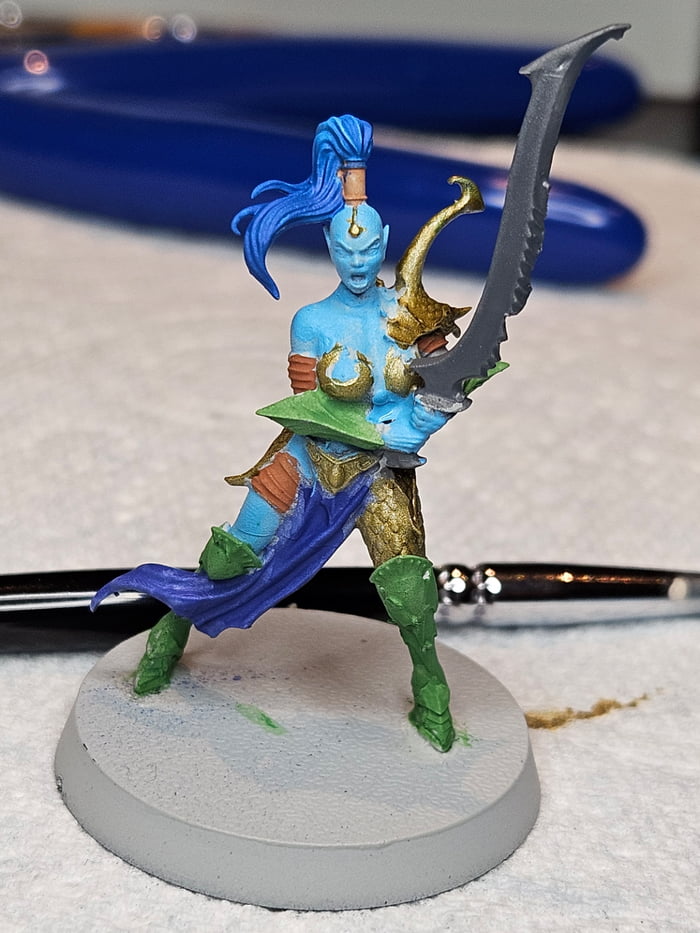 Painted first deepkin: thoughts on the colour scheme? - 9GAG